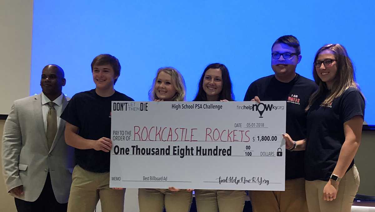 "Don't Let Them Die" High School PSA Challenge winners