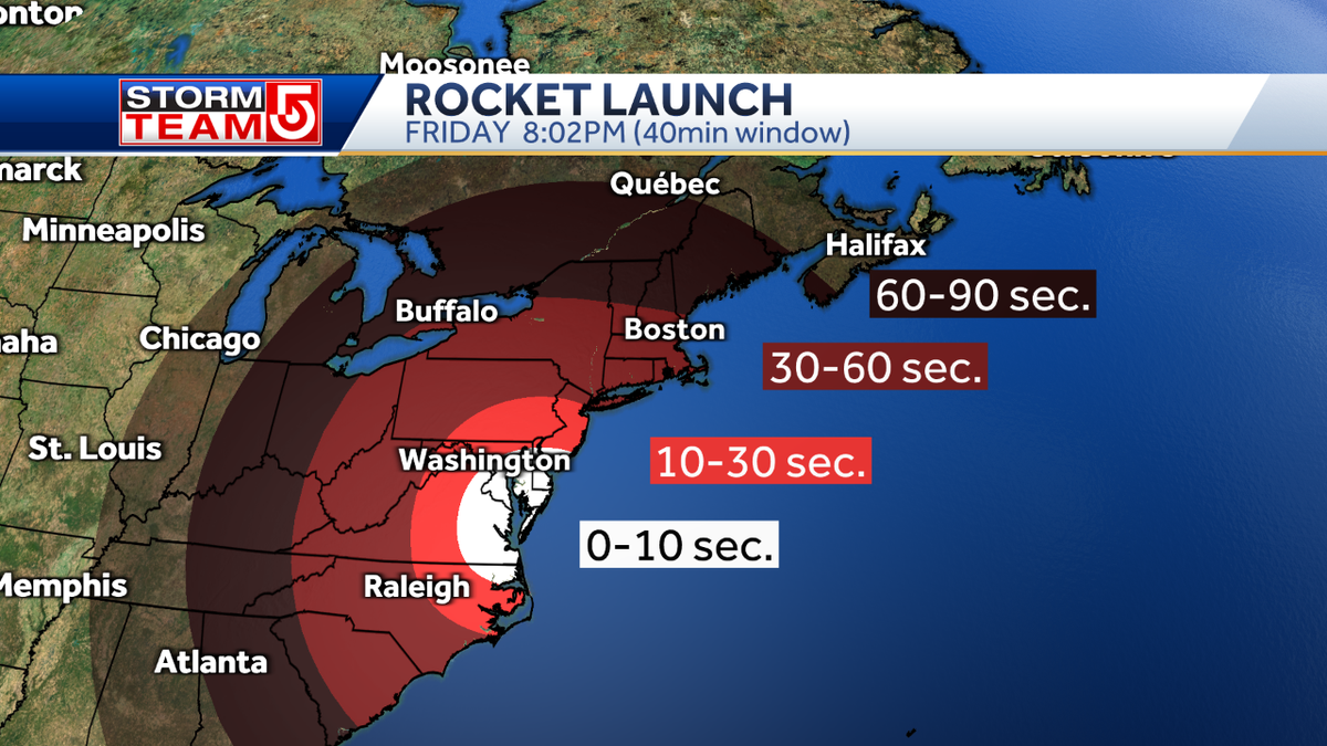 Massachusetts has a chance to see NASA experiment launch Saturday night