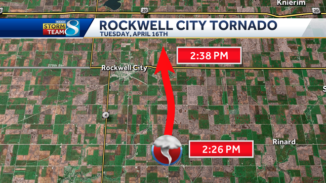 Iowa tornadoes: NWS confirms 15 tornadoes on April 16, 2024