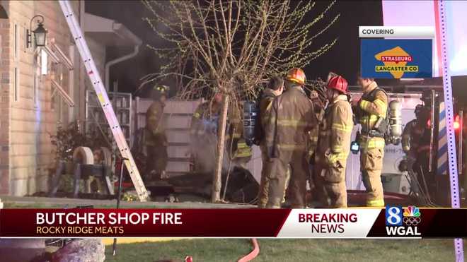 FIRE damages Rocky Ridge Meats butcher shop in Lancaster County