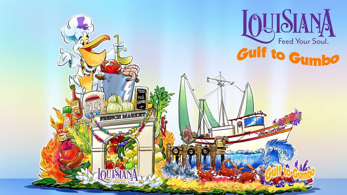 From Gulf to Gumbo: Rose Parade float to highlight all things Louisiana