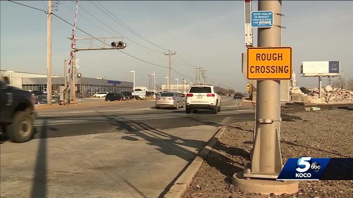 Railroad tracks create rough travel for motorists in northeast Oklahoma ...