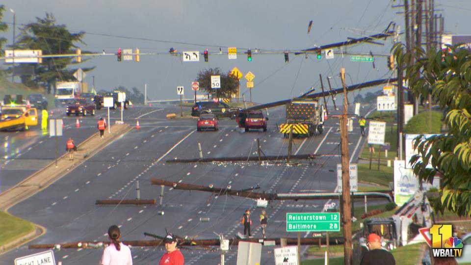 Storm damage along Route 140 in Westminster | Photos