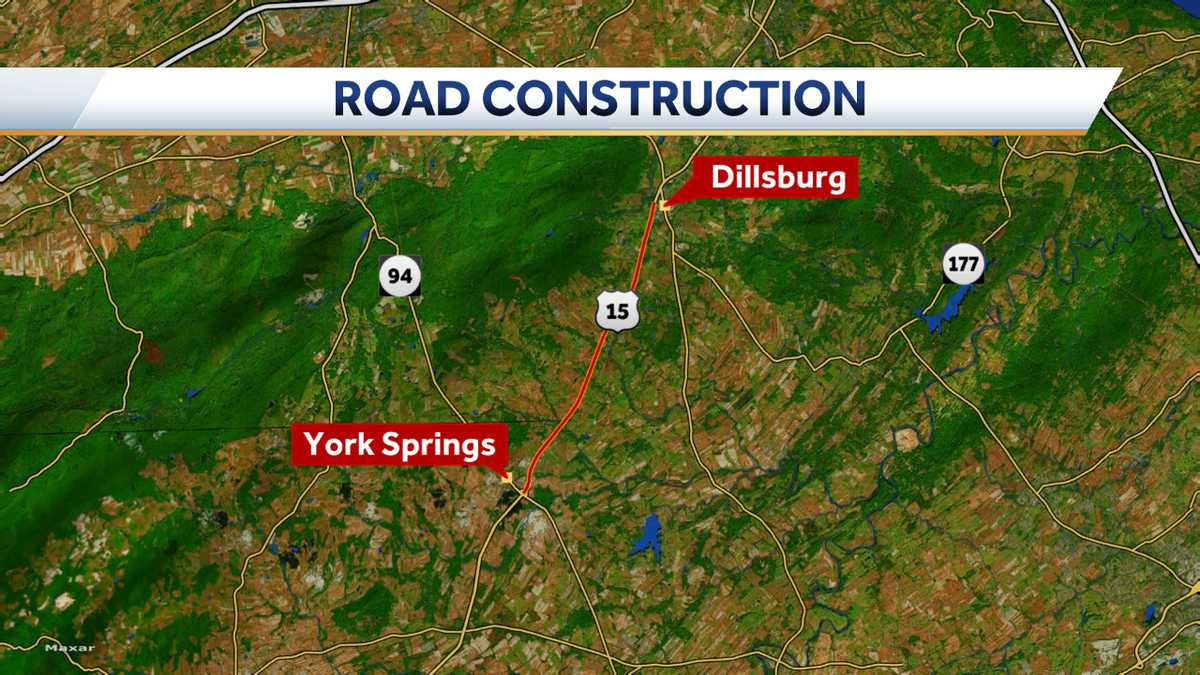 Road work on Route 15 continues