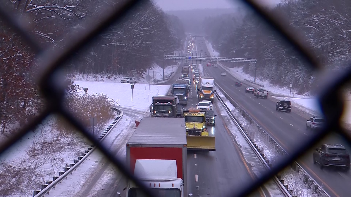 'Roads are awful': Snow, ice wreaking havoc on Mass. roads