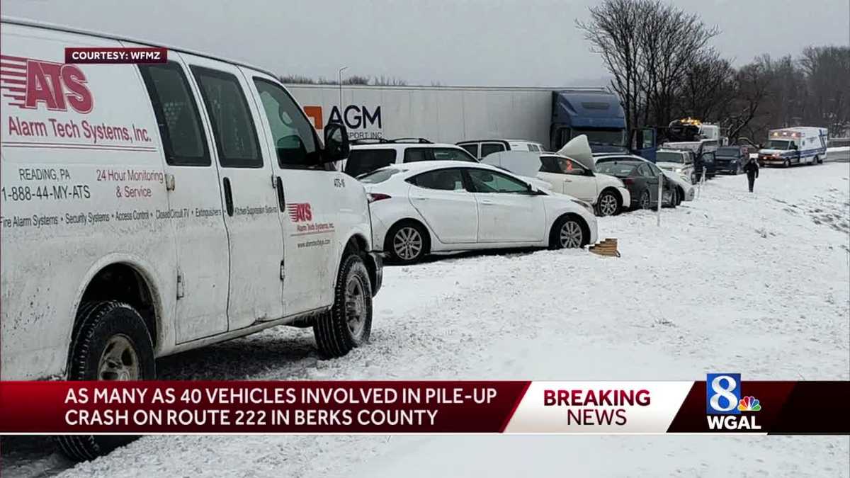 Nine people taken to hospital after Berks County pileup involving more ...