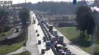 Traffic back to normal on Route 283 near Spooky Nook Road