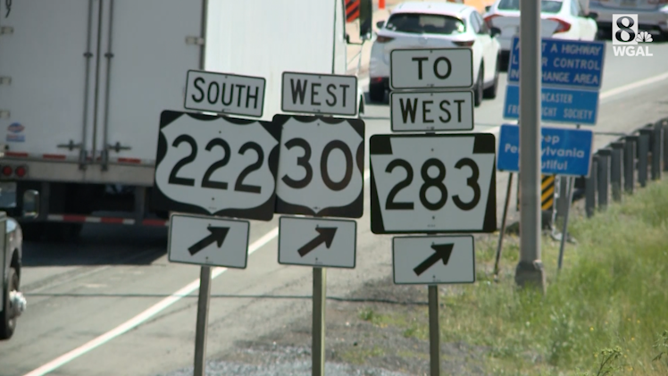 Route 30, Route 222 closures in Lancaster County, Pa.