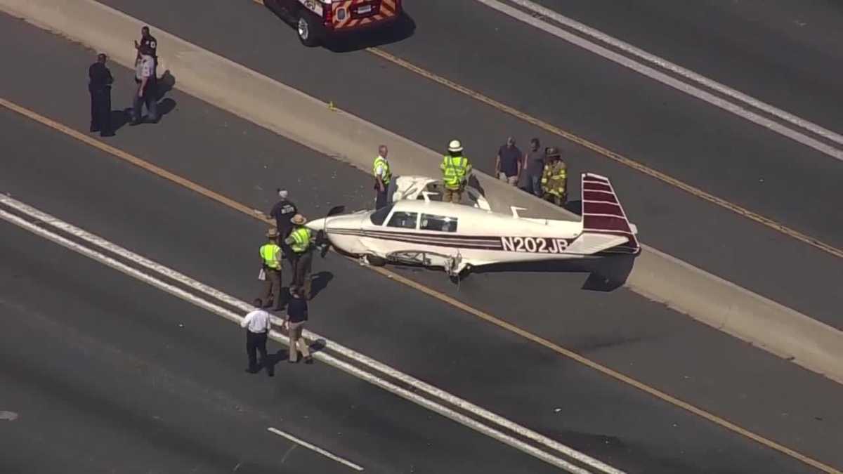 Small Plane Goes Down Crashes Into Vehicle On Us Route 50