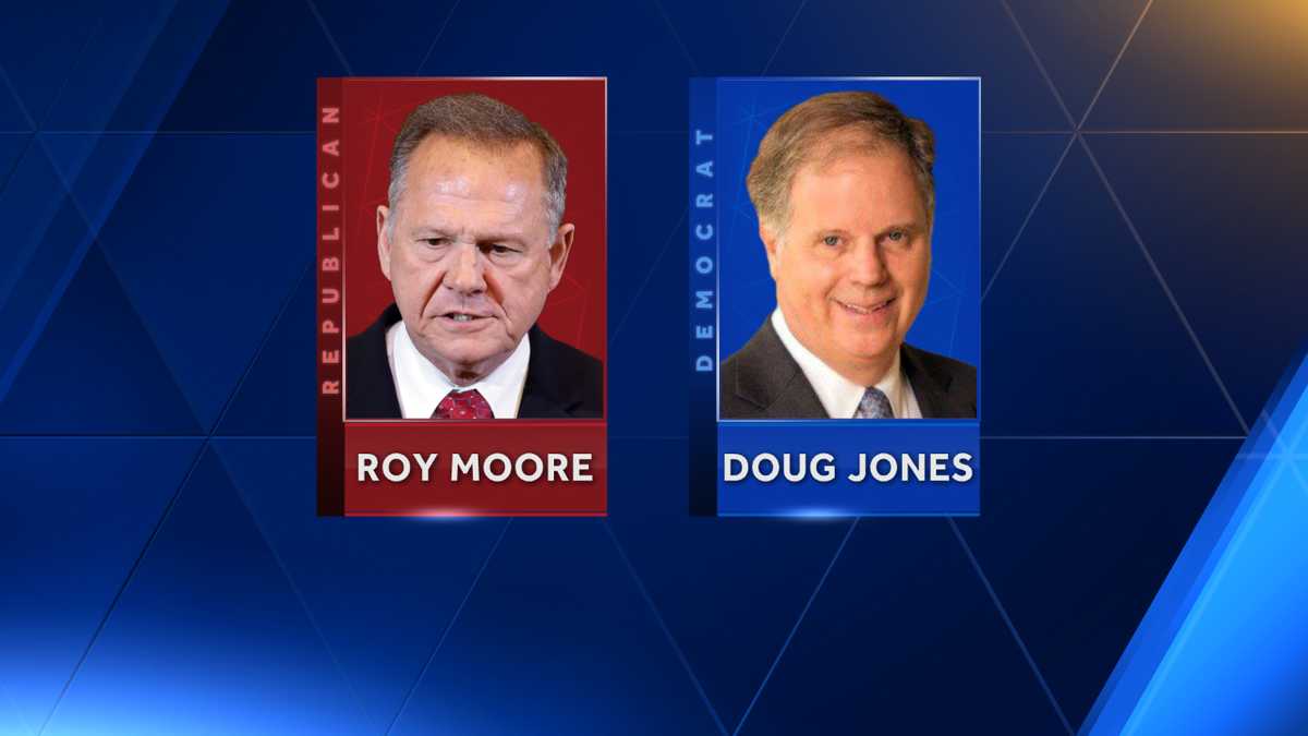2017 Alabama Senate election results via AP interactive county map
