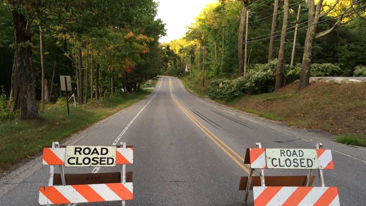 Route 202 in Gray reopens after tree falls on power lines
