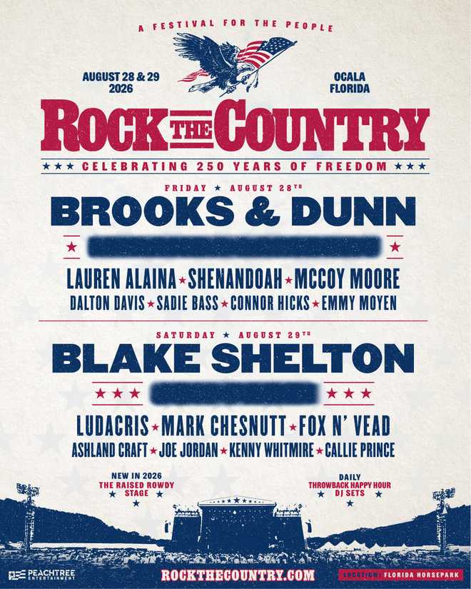 Rock the Country announces 2026 lineups