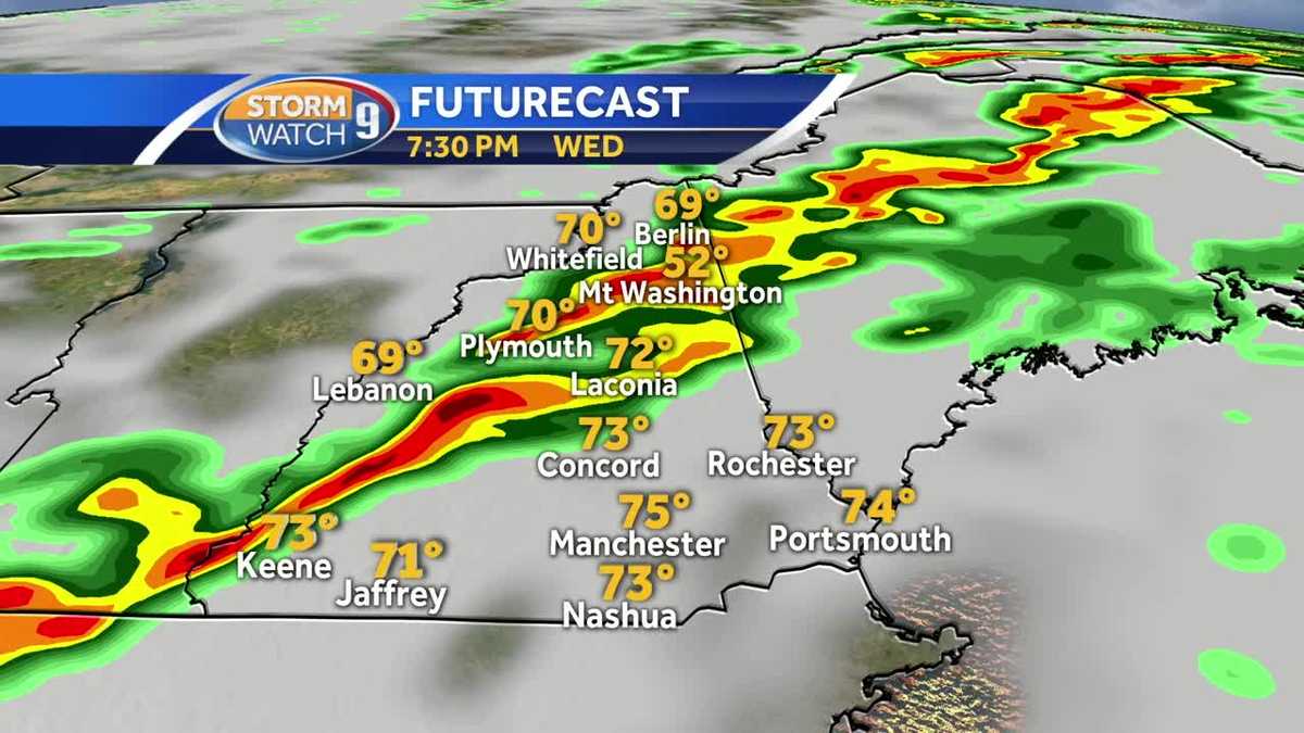Line of strong thunderstorms to cross state Wednesday evening
