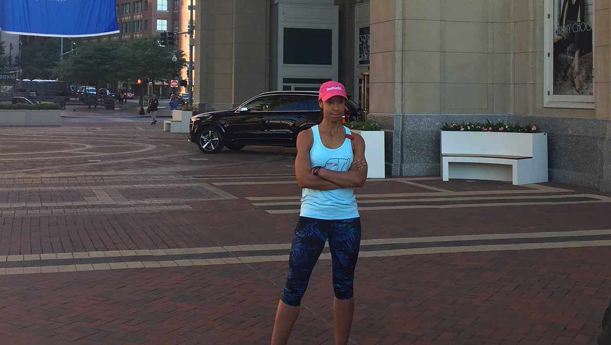 Breast cancer survivor running from Boston to NY