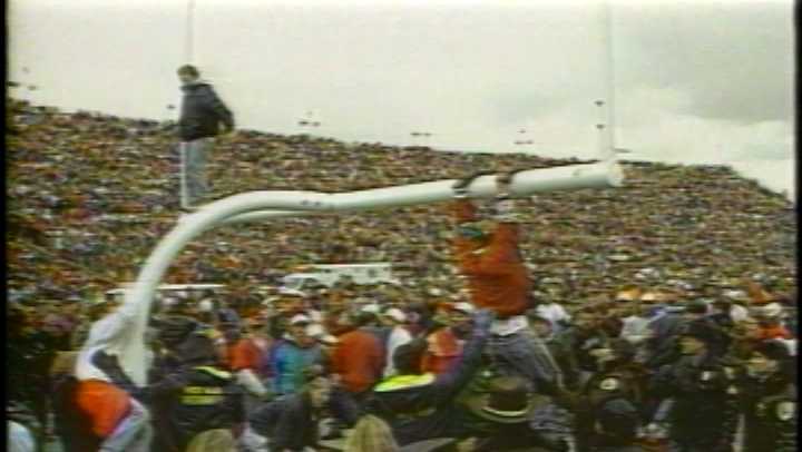 Wisconsin fans injured rushing field, Nebraska safety measures