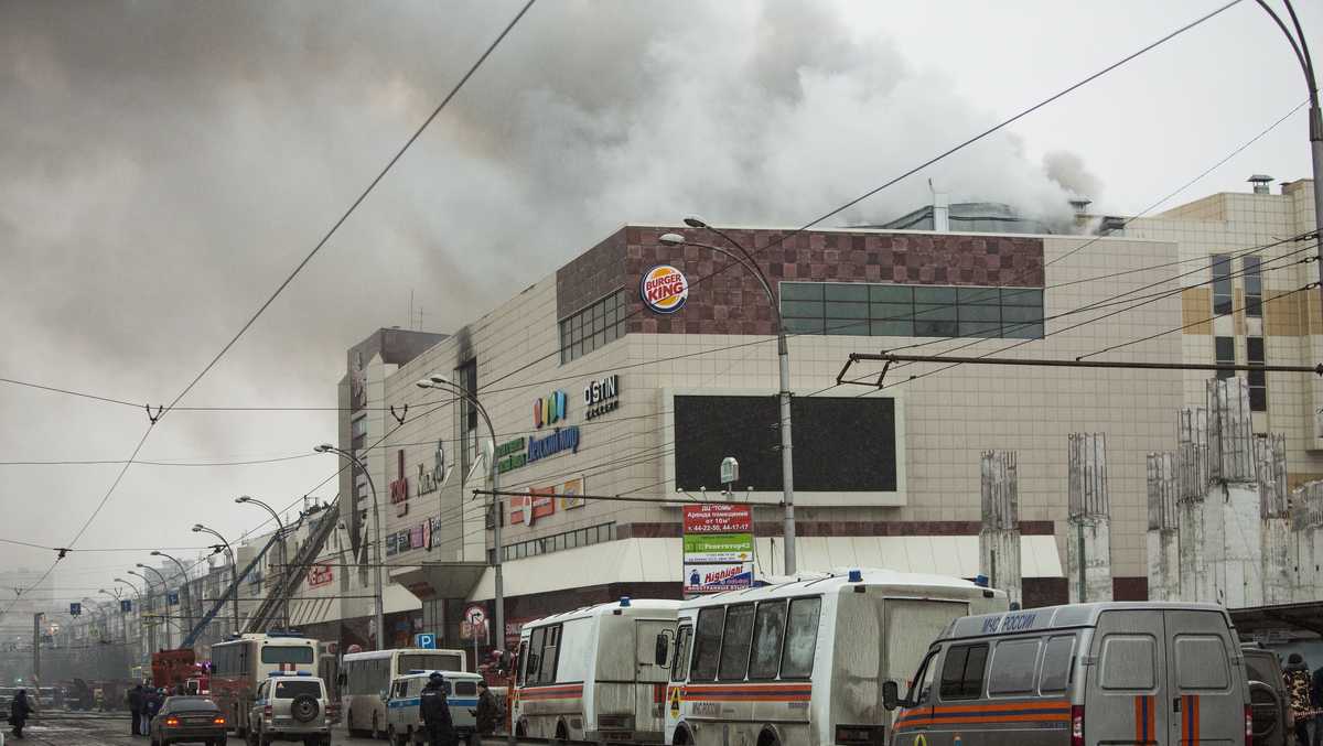 At least 37 dead in fire at Russian shopping center