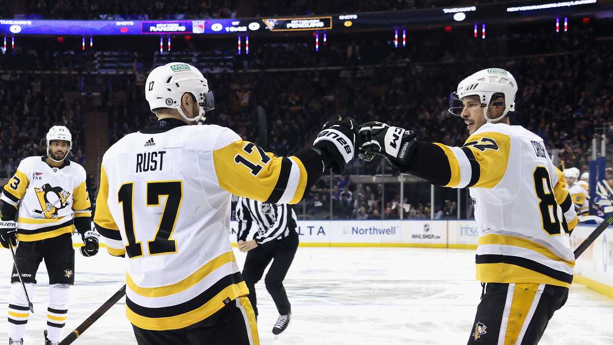Pittsburgh Penguins 5 New York Rangers 2 - April 1, 2024