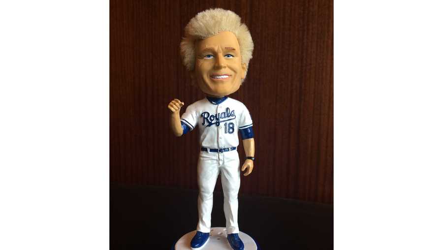 Royals unveil Rusty Kuntz bobblehead