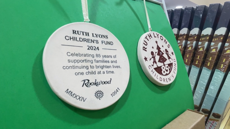 Limited edition Ruth Lyons ornament on sale at select Graeter's locations