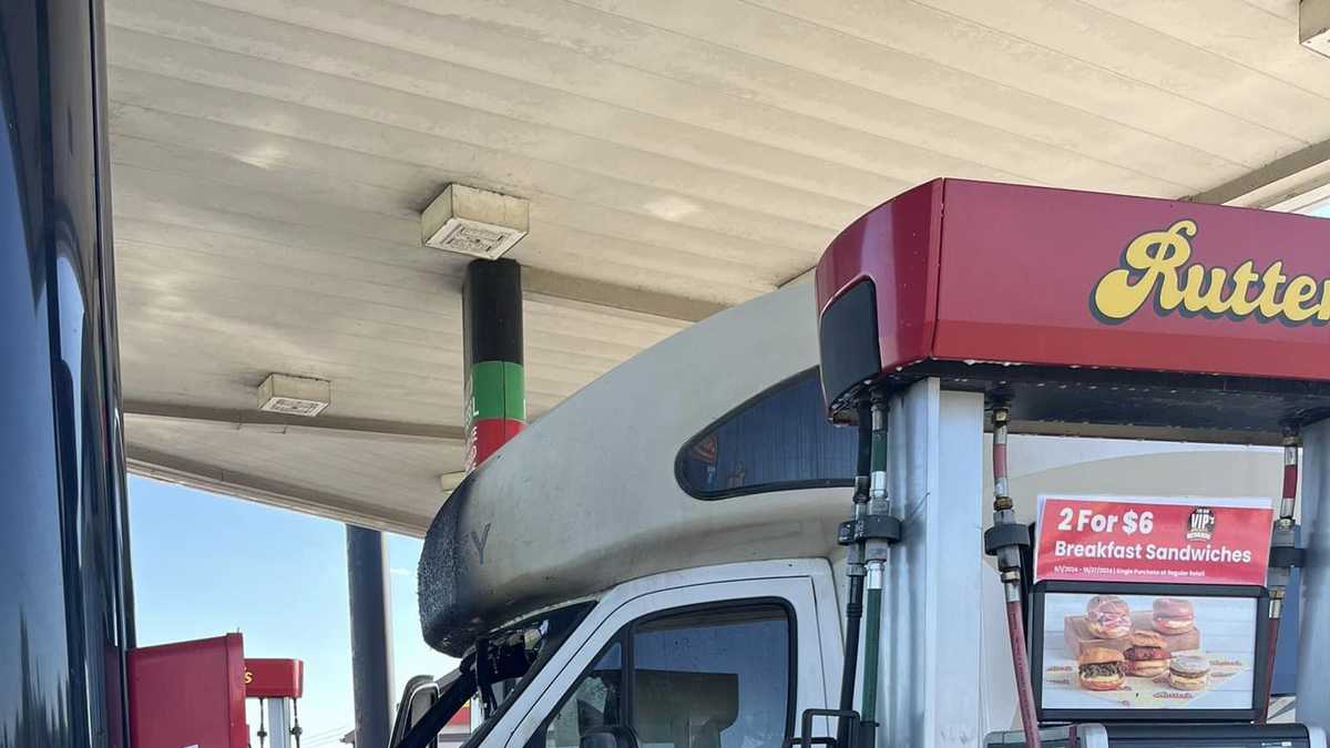 PHOTOS: RV bursts into flames at Rutter's gas pump in York County, Pa.