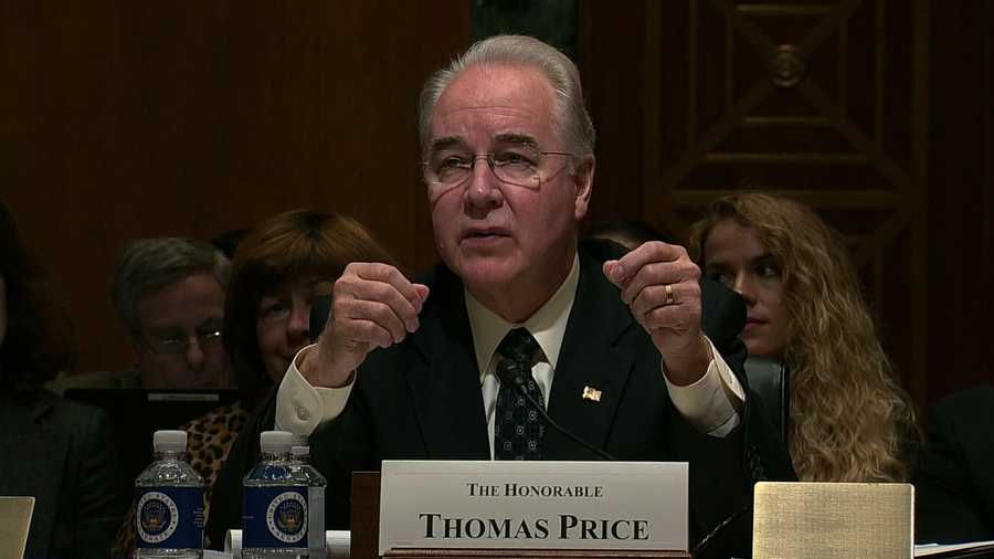 Tom Price expected to be confirmed for HHS post in early morning vote