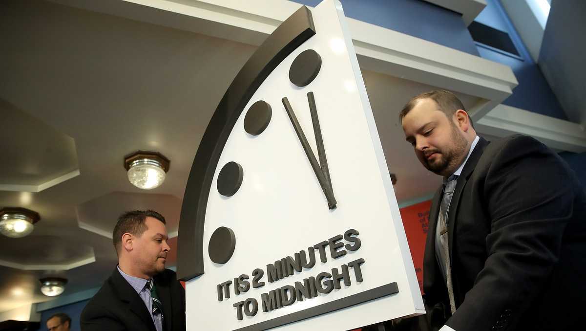 Doomsday Clock says it's almost the end of the world as we know it