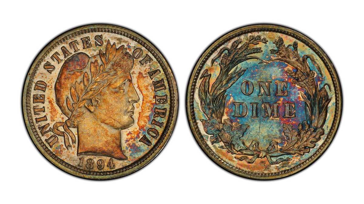 A rare, 125-year-old dime just sold for $1.3 million