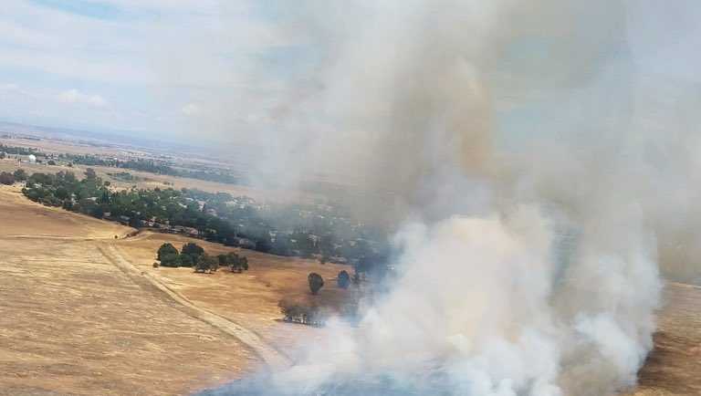 Evacuations lifted after fire in Mather area in Sacramento County