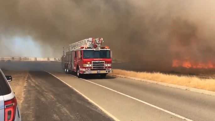 156 acres burned in grass fire near Sacramento airport