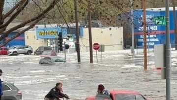Omaha first responders rescue multiple people after street flood