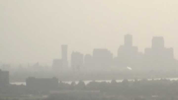 Saharan dust from Africa causes hazy conditions in New Orleans