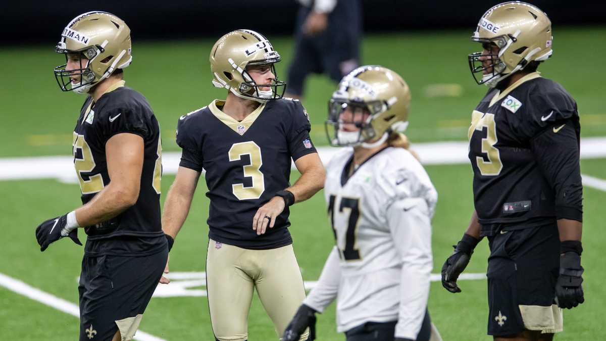 PHOTO GALLERY: Saints practice in the Superdome Saturday night