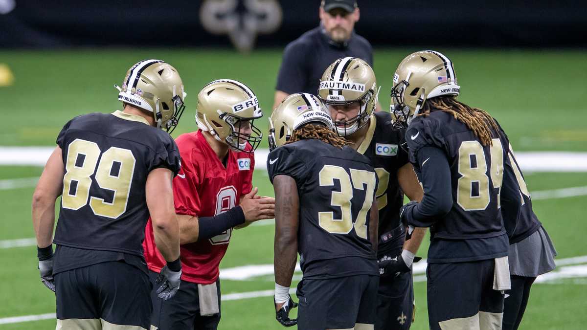 PHOTO GALLERY: Saints practice in the Superdome Saturday night