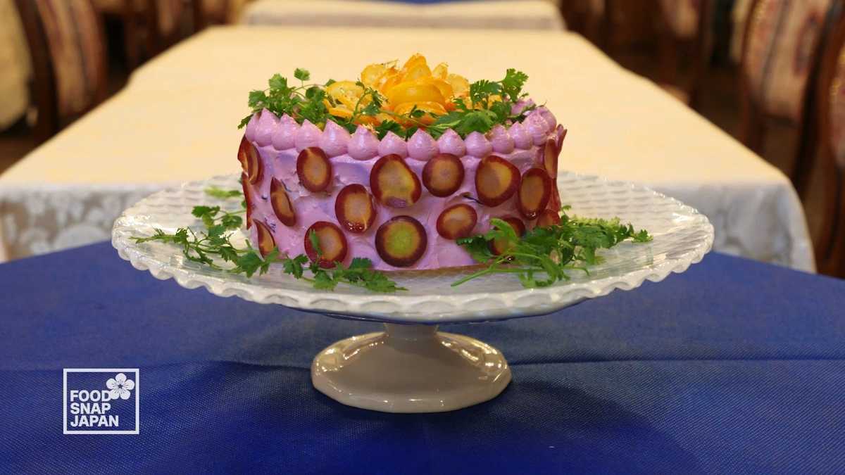 These delicious looking cakes are made totally out of vegetables