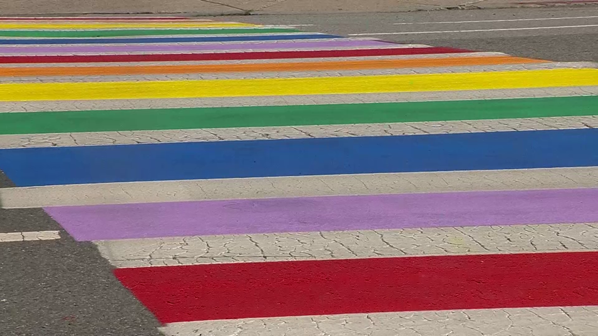 Rainbow painted crosswalks in Salem honor Pride Month