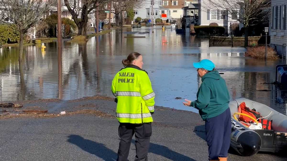 Photos of flooding along Massachusetts coast on Jan. 13, 2024