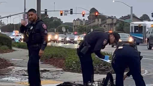 Teens cited after dirt bike crash; 1 teen briefly catches fire, police say