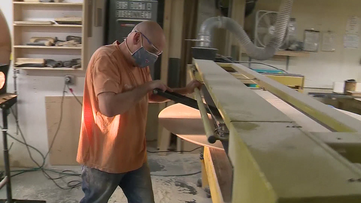 These heirloom quality dining sets are made in Mass.