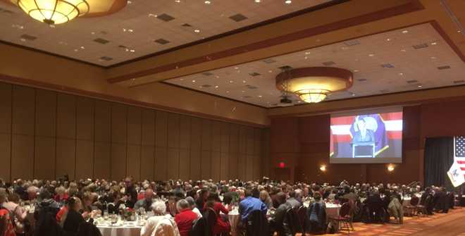 Large crowd honors nation's veterans