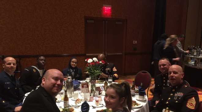 Large crowd honors nation's veterans