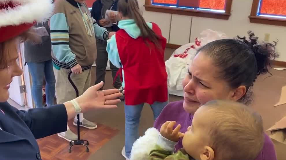 Angel Tree toy distribution held by Salvation Army