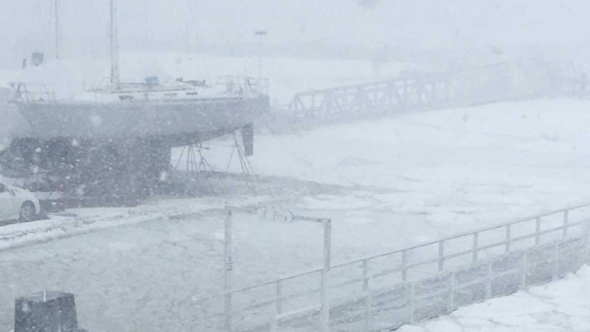 WCVB viewers share severe Bomb Cyclone flooding pics on u local