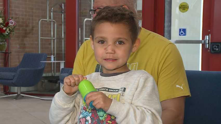 Superman Sammy headed to Disney to celebrate his new heart