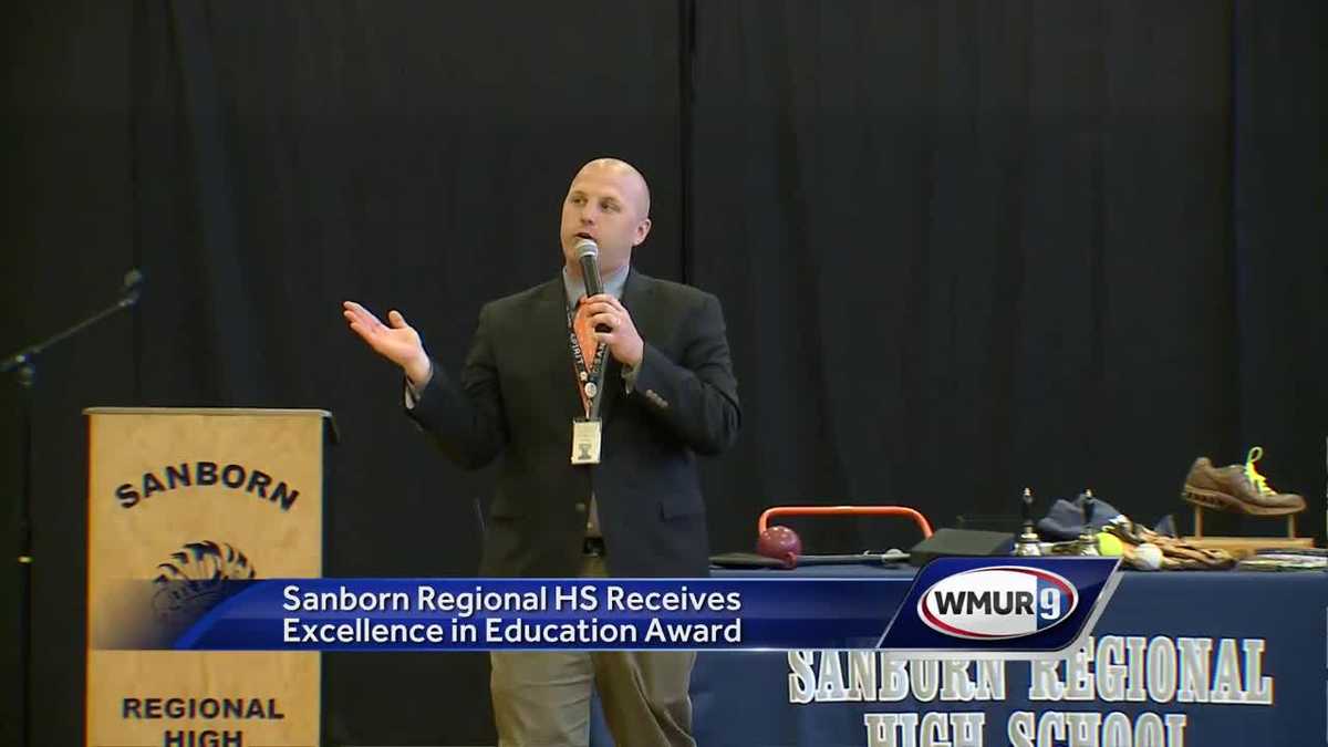 Sanborn Regional High School receives NH School of Excellence Award