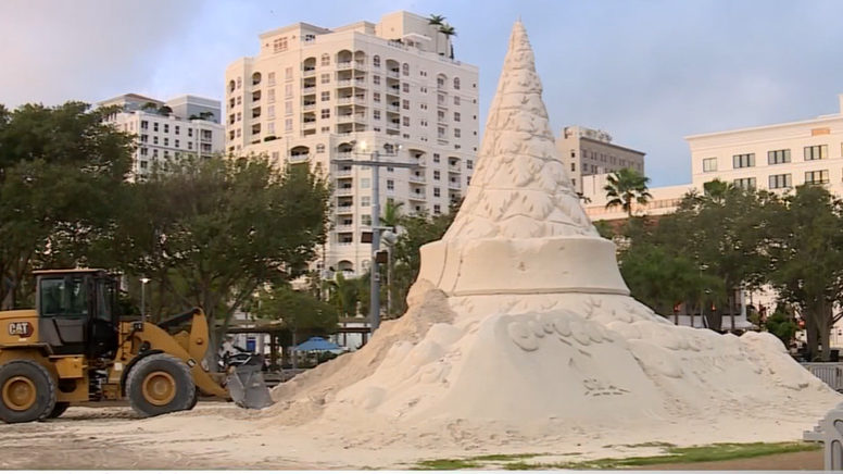 700 tons of sand from Sandi Tree to be recycled, used for Florida projects