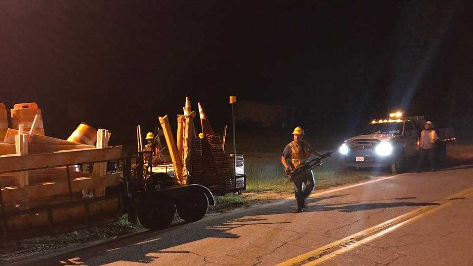 Calhoun County dam water levels decrease, Old Sandy Run Road reopened