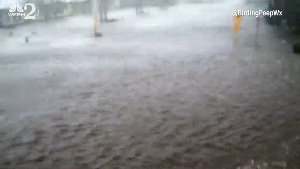 Storm surge caused by Hurricane Ian in Sanibel Island, Florida