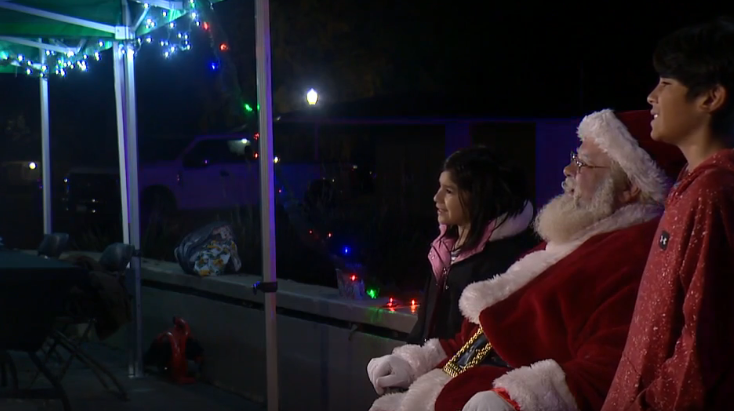 A Santa parade brings holiday cheer to underserved communities