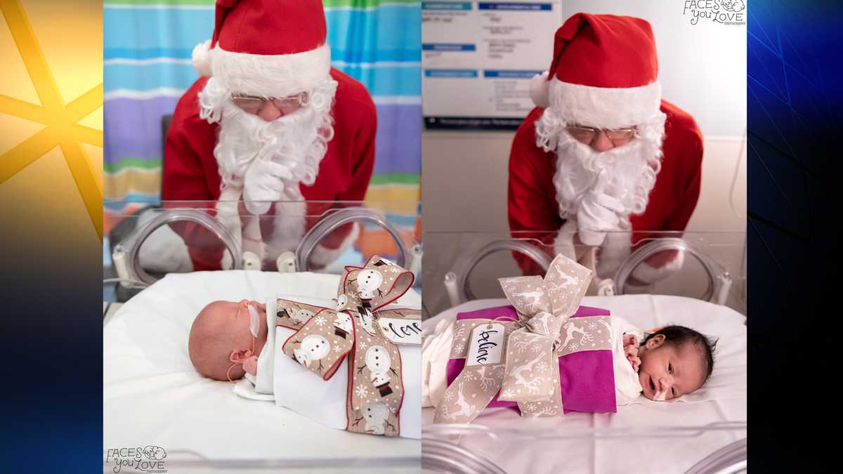 First photos with Santa have extra special meaning at St. Luke’s ...