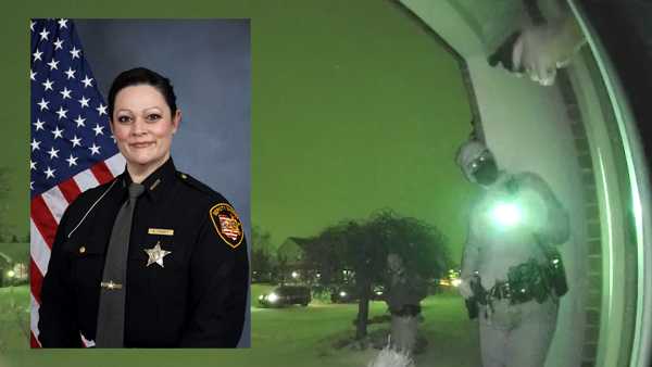 Video shows shootout with deputies after man answers door with a gun